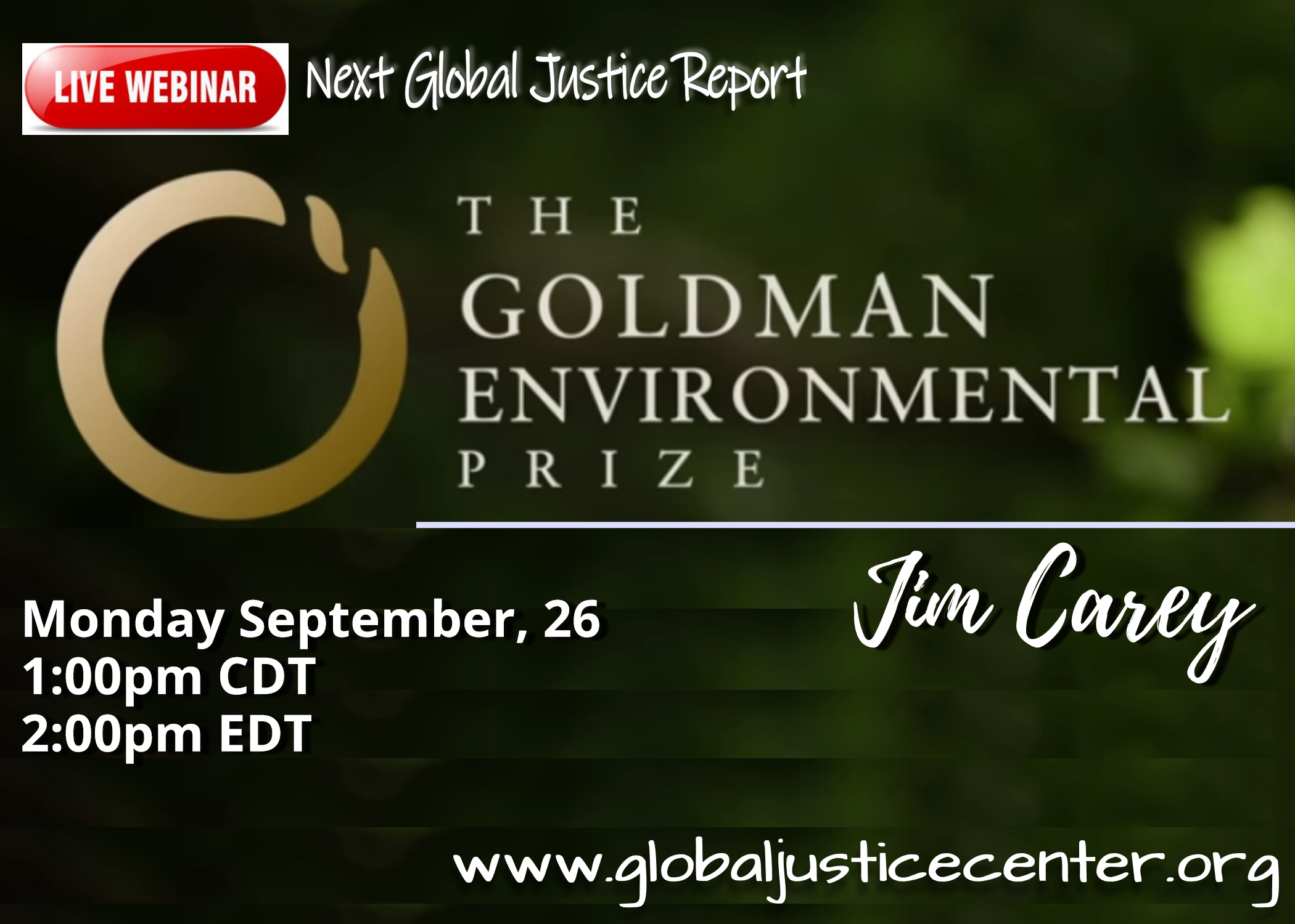 Talk: Goldman Environmental Prize [] Center for Global Justice ...